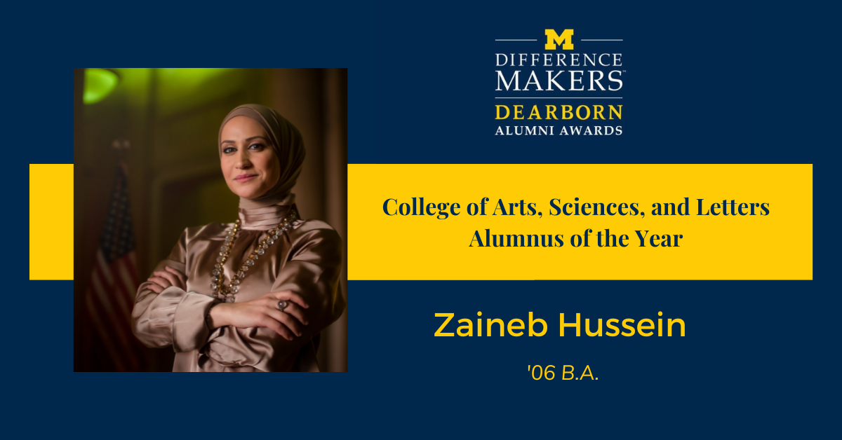 2023 Alumni Difference Makers | University of Michigan-Dearborn